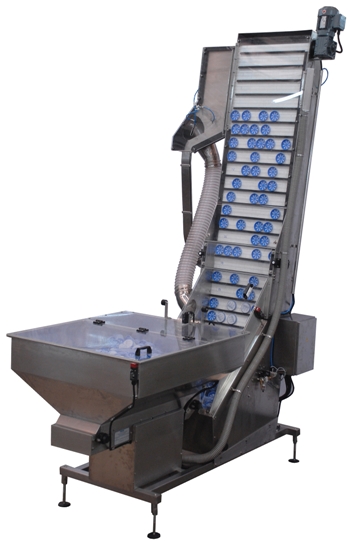 Linapack - Bottling lines ancillary equipment - Waterfall cap feeders